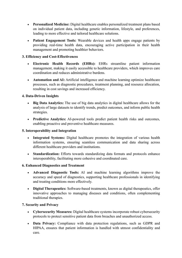 Digital Healthcare Market Key Industry Dynamics, Analysis and Key ...