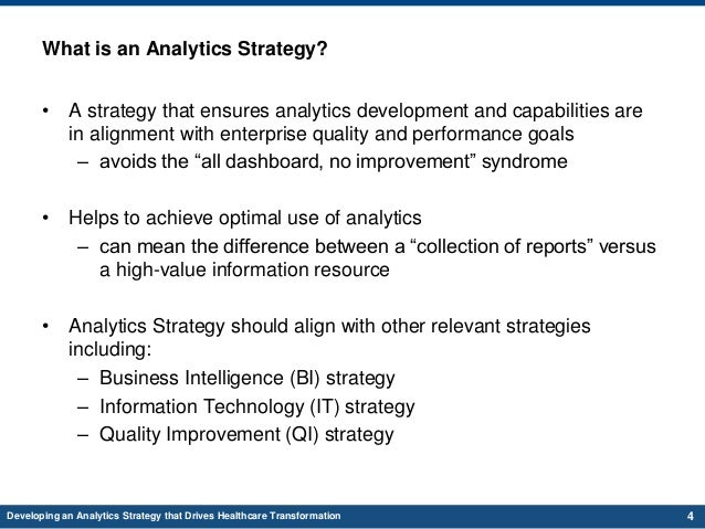Data Analytics Strategy