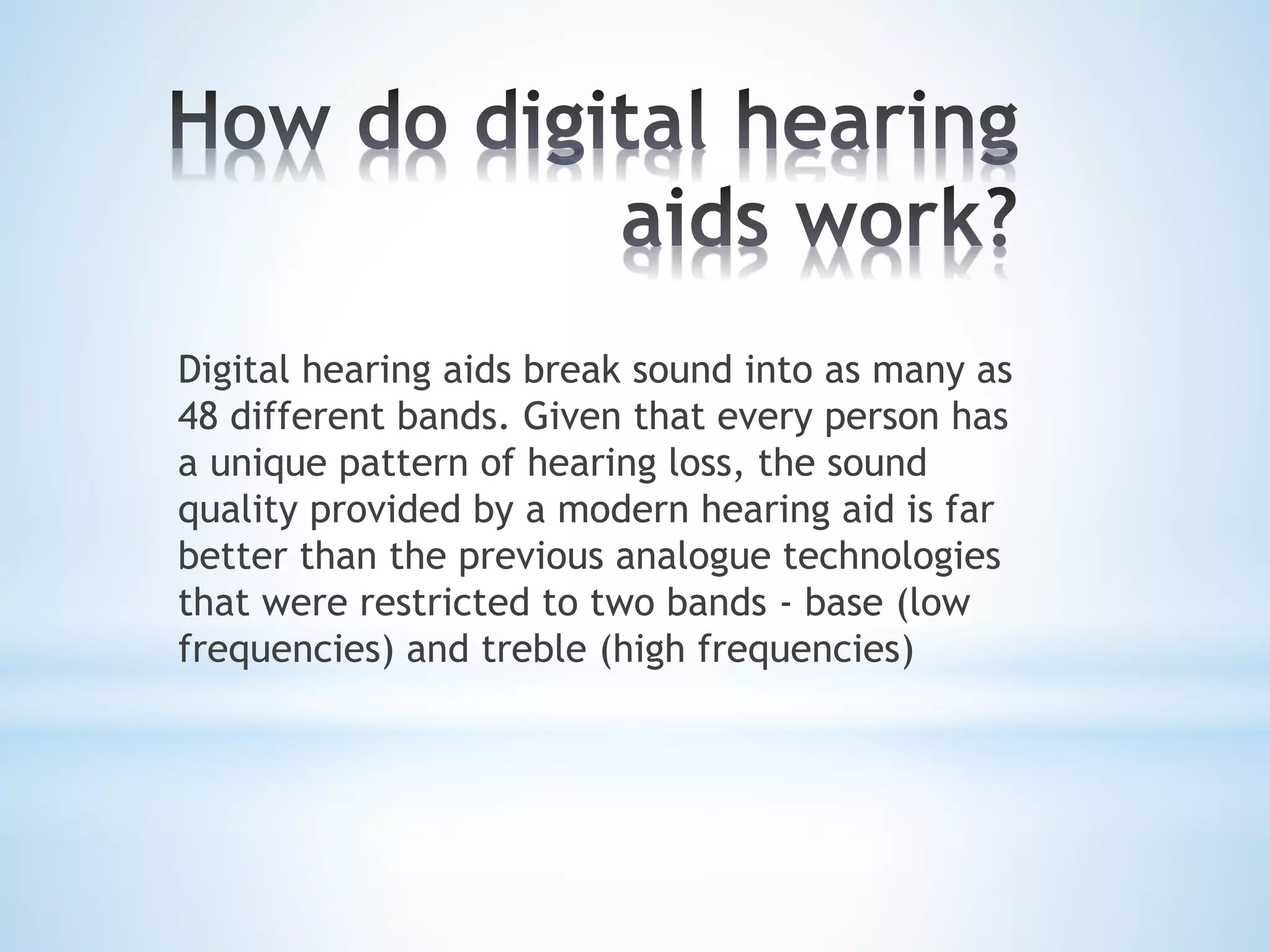 Digital Hearing Aids | PPTX