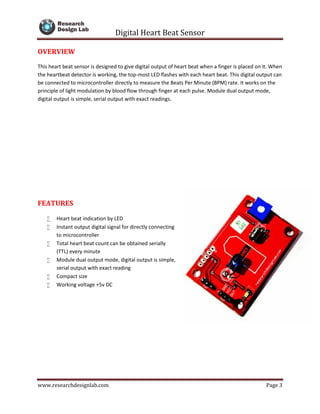 Digital Heart Beat Sensor | PDF