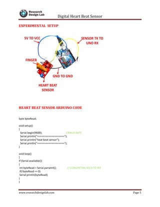 Digital Heart Beat Sensor | PDF