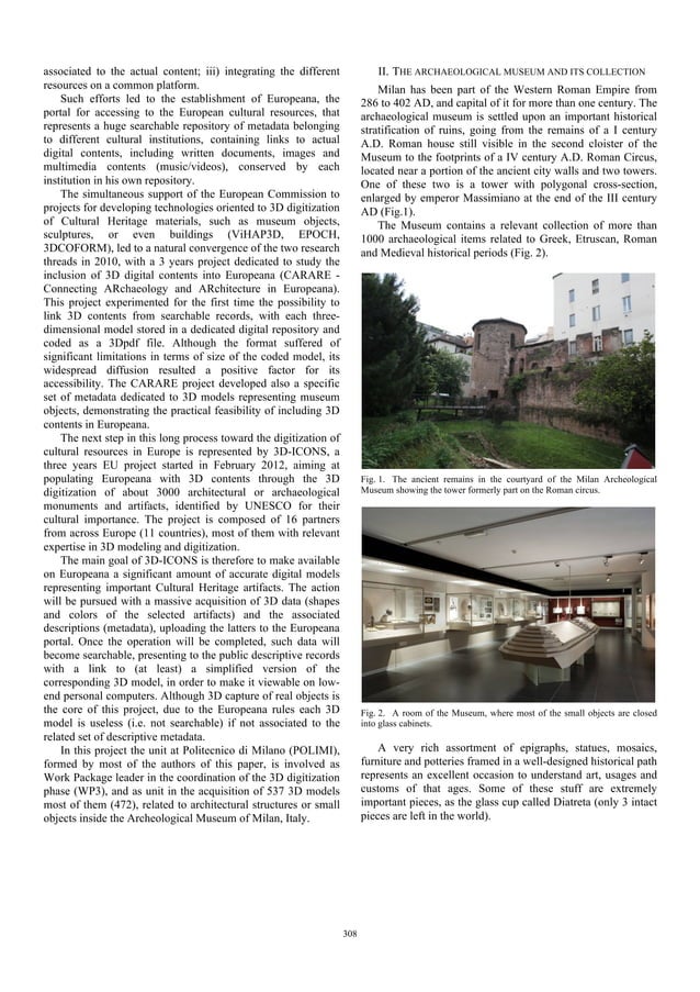 3D Digitizing a whole museum: a metadata centered workflow | PDF