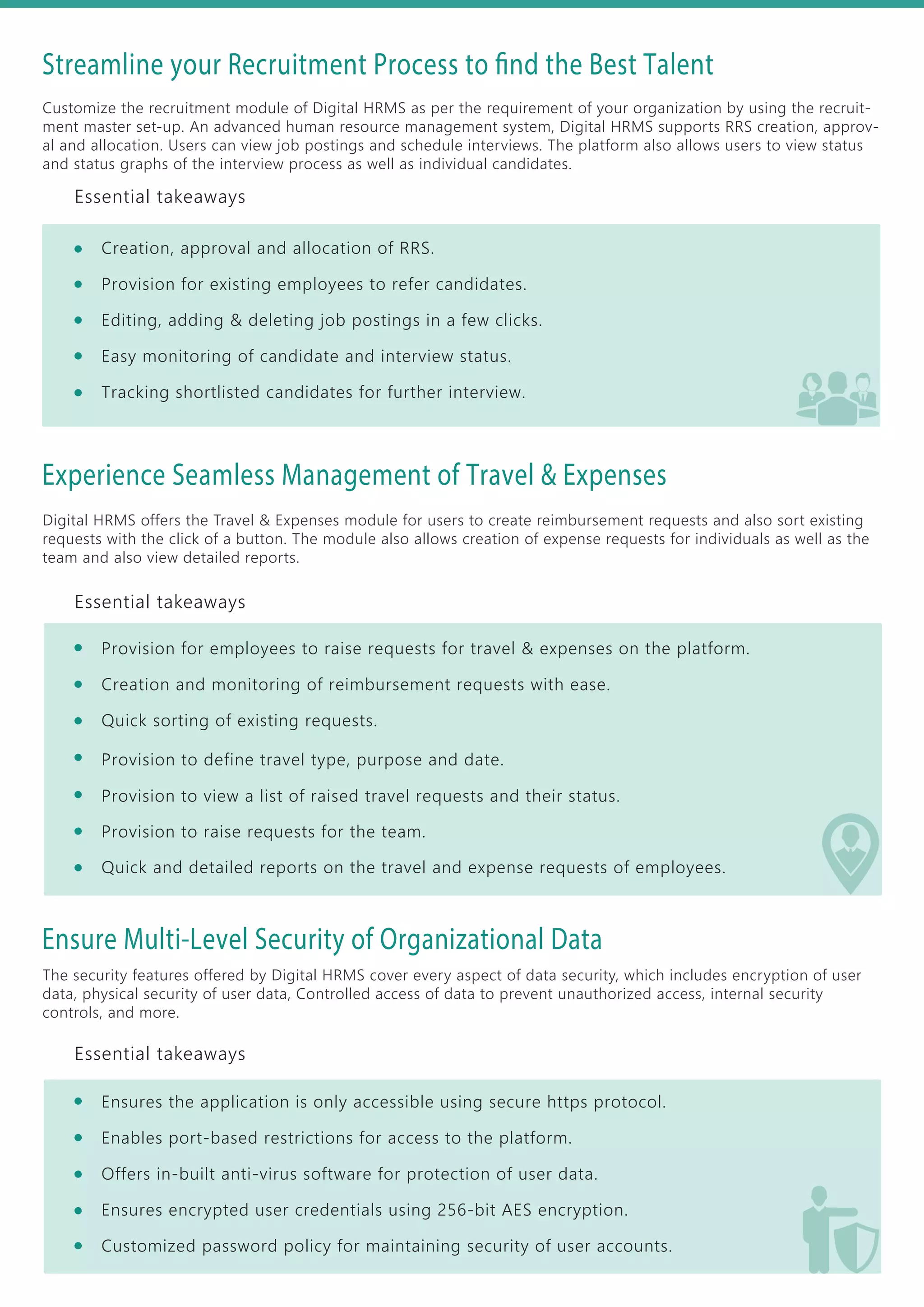 Digital HRMS Brochure - Empowering your workforce with relevant HR ...
