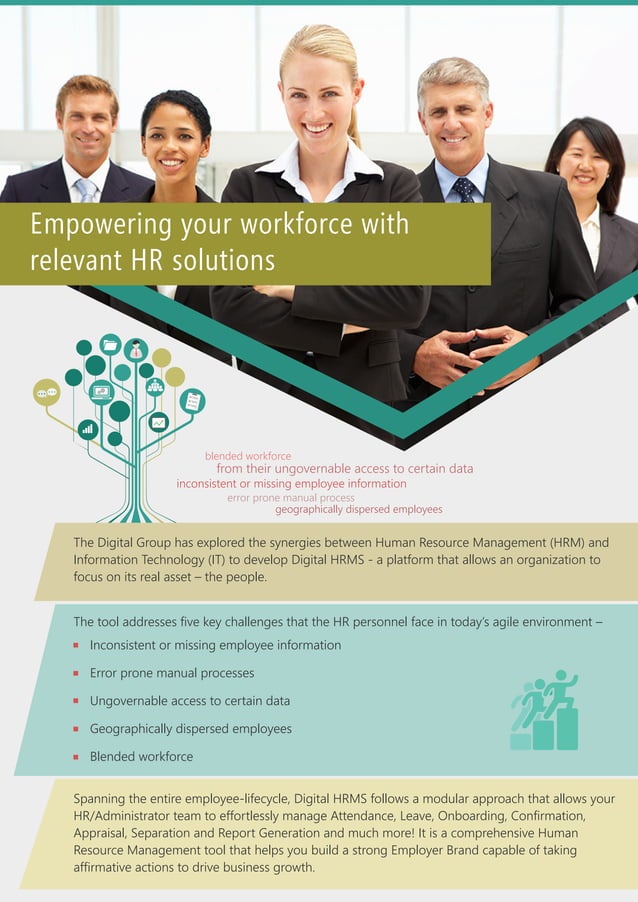 Digital HRMS Brochure - Empowering your workforce with relevant HR ...