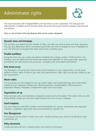 Digital HRMS Brochure - Empowering your workforce with relevant HR ...