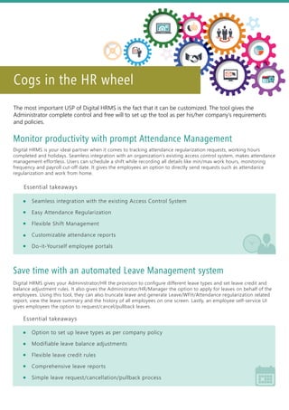 Digital HRMS Brochure - Empowering your workforce with relevant HR ...