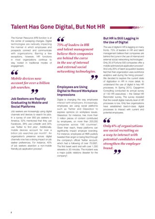 Using Digital Tools to Unlock HR’s True Potential | PDF | Social ...