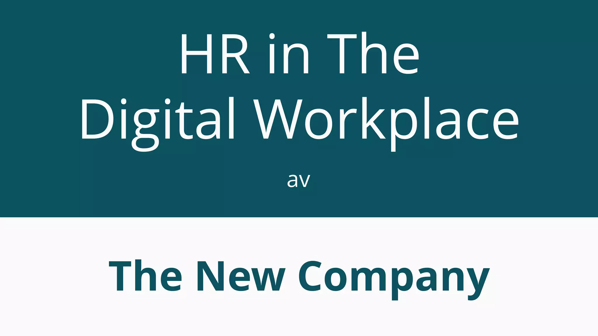 Digital HR Technology | PPT