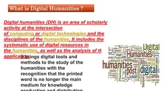 'Digital humanities' | PPT
