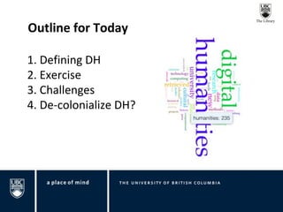 Decolonizing the Digital Humanities | PDF