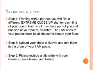 Camera Shots and Digital Poetry | PPT