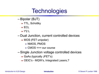 Digital IC2.ppt vlsi ic circuit design and structure | PPT
