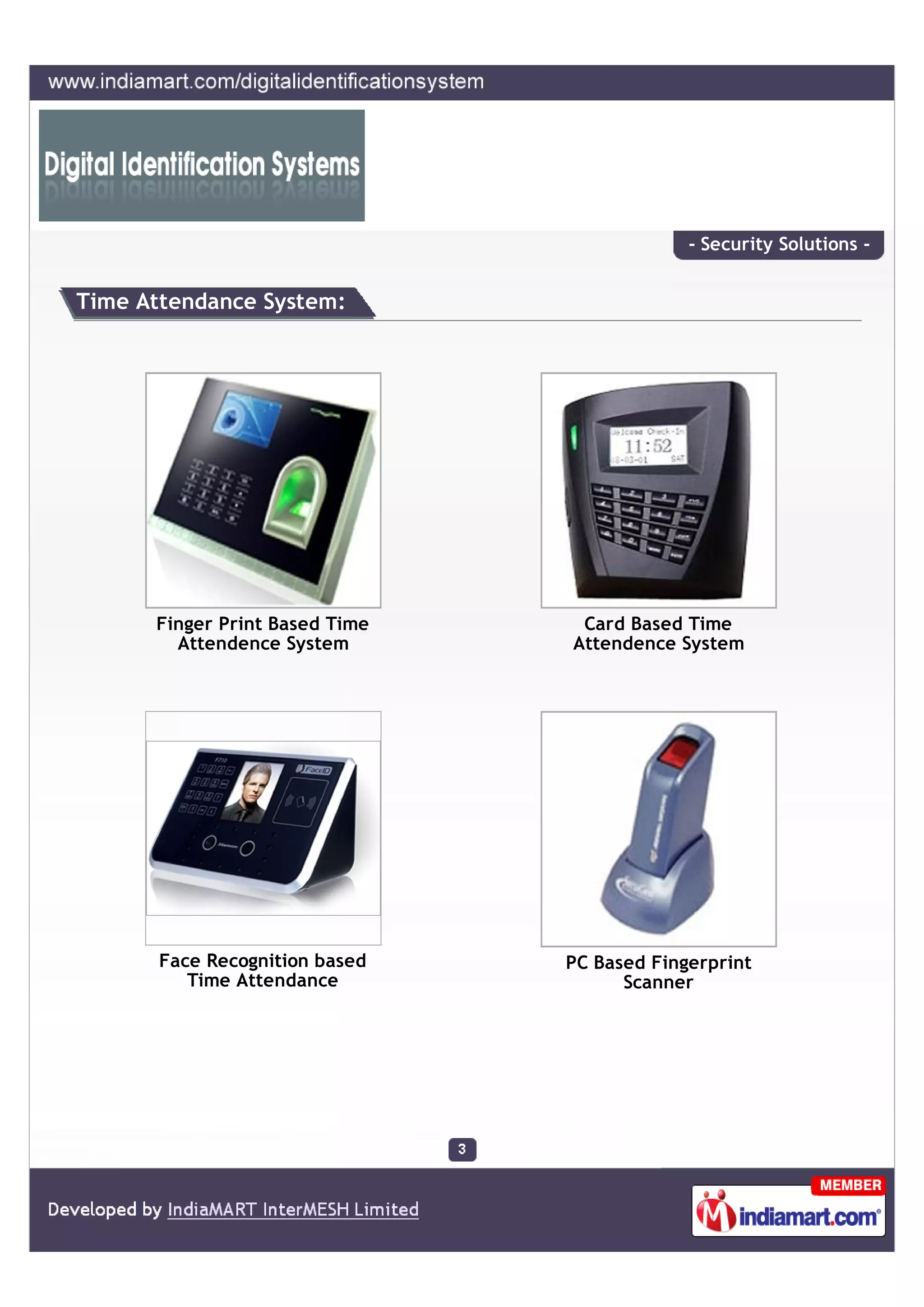Digital Identification Systems, pune, Security Solutions | PDF