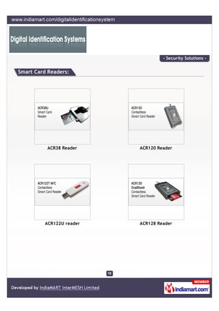 Digital Identification Systems, pune, Security Solutions | PDF