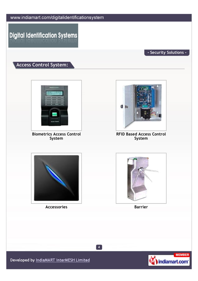 Digital Identification Systems, pune, Security Solutions | PDF