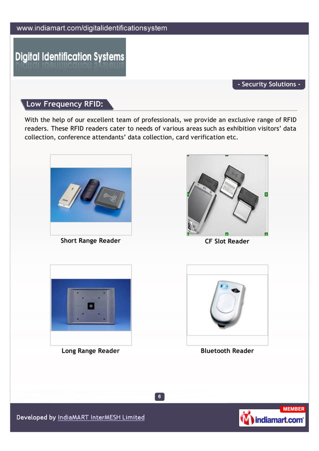Digital Identification Systems, pune, Security Solutions | PDF
