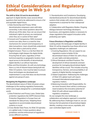 WEB 3.0 & IDENTITY: THE NEW ERA OF DIGITAL IDENTITY | PDF