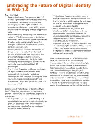 WEB 3.0 & IDENTITY: THE NEW ERA OF DIGITAL IDENTITY | PDF | Internet ...