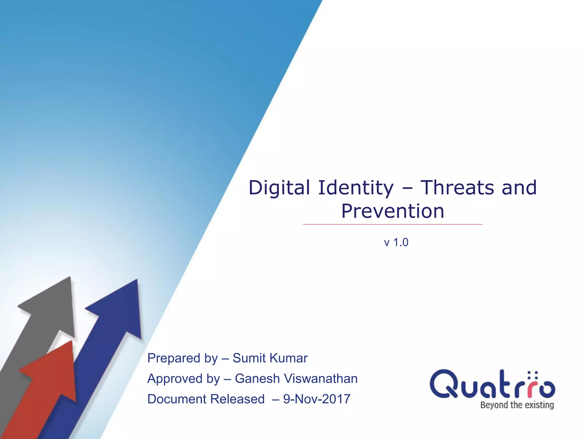Digital Identity:Threats and Prevention | PPT