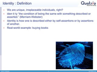 Digital Identity:Threats and Prevention | PPT