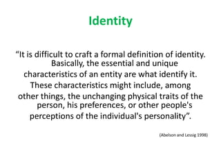 Digital Identity and Personal Learning Networks | PPTX