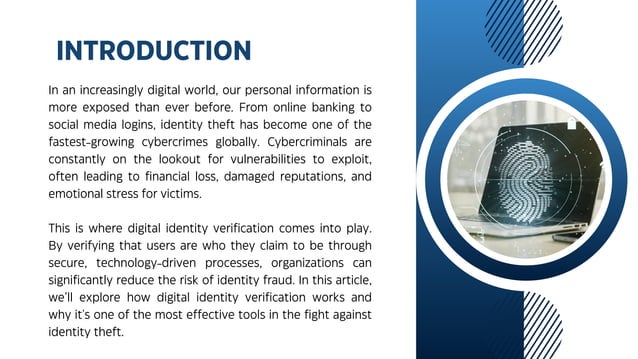 How Digital Identity Verification Helps Prevent Identity Theft | PDF