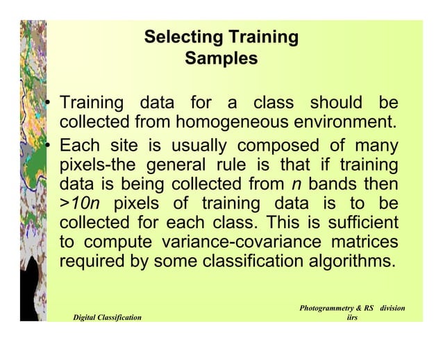 Digital image classification | PDF