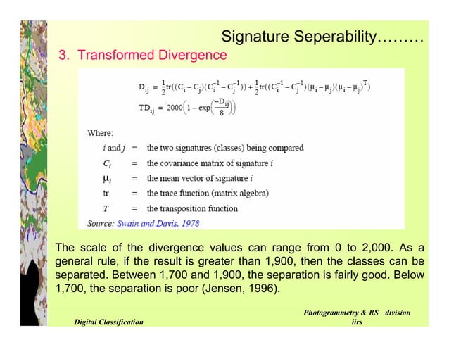Digital image classification | PDF