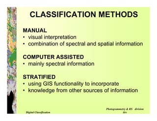 Digital image classification | PDF