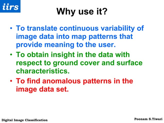 Digital image classification22oct | PPT | Technology & Computing