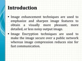 Digital Image Communication and Enhancement | PPT