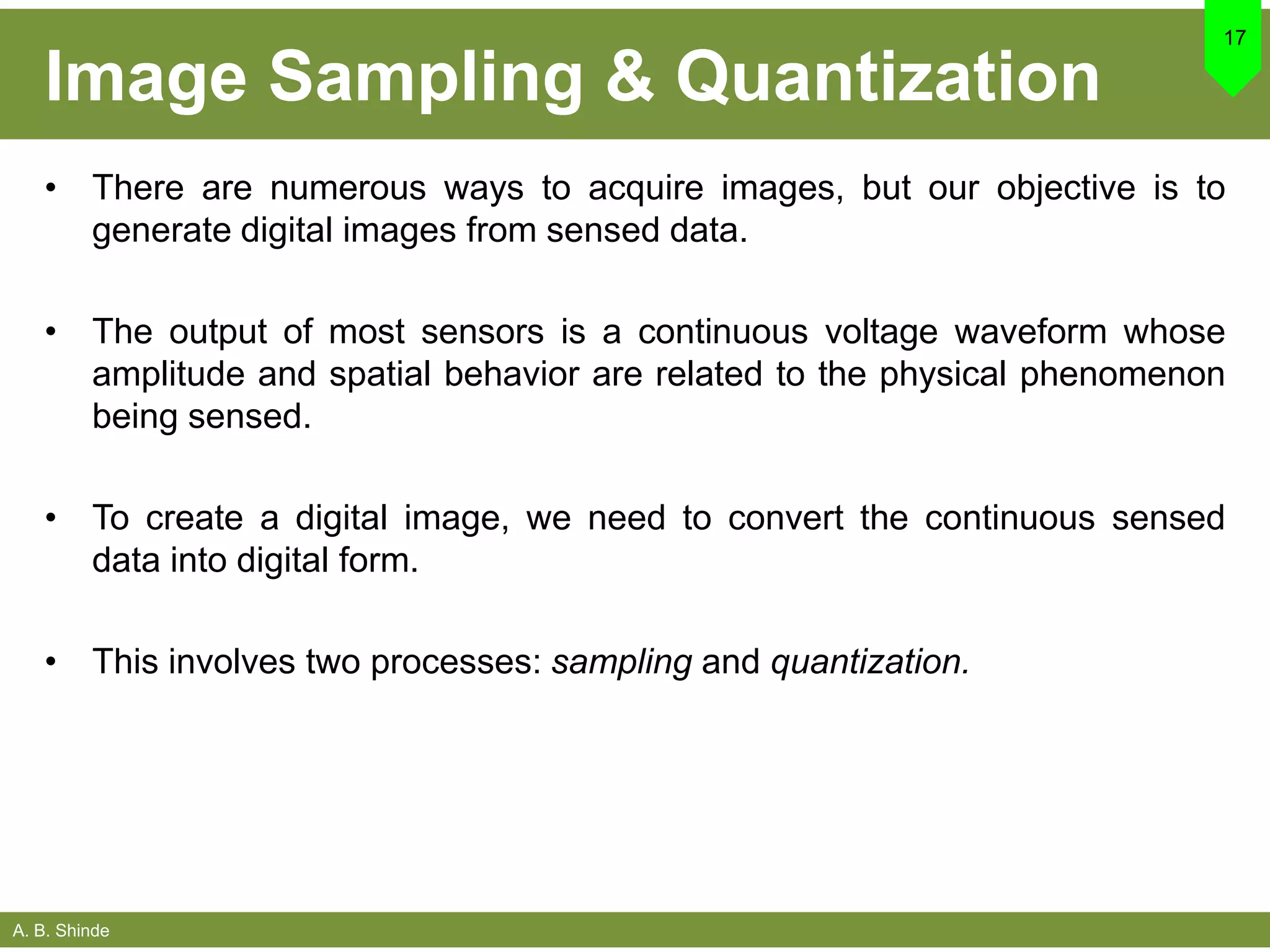 Digital Image Fundamentals | PDF
