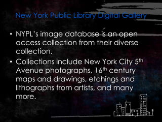 Digital Image Libraries | PPT