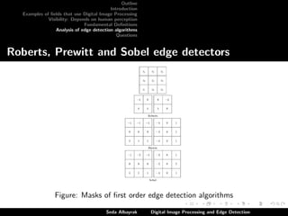 Digital Image Processing and Edge Detection | PDF