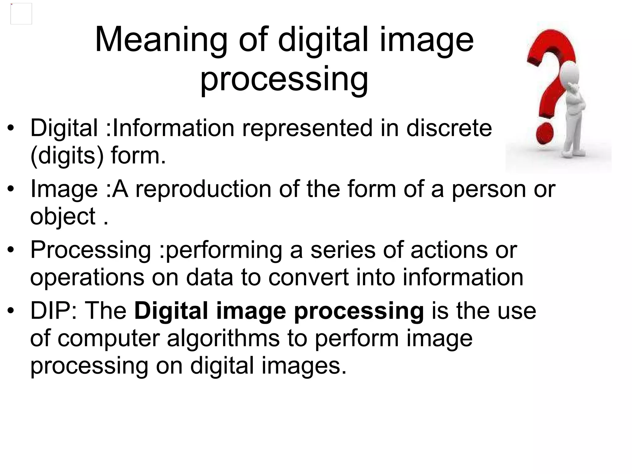 Digital image processing | PPT