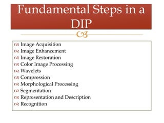 Digital image processing | PPTX