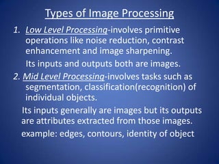Digital image processing | PPTX
