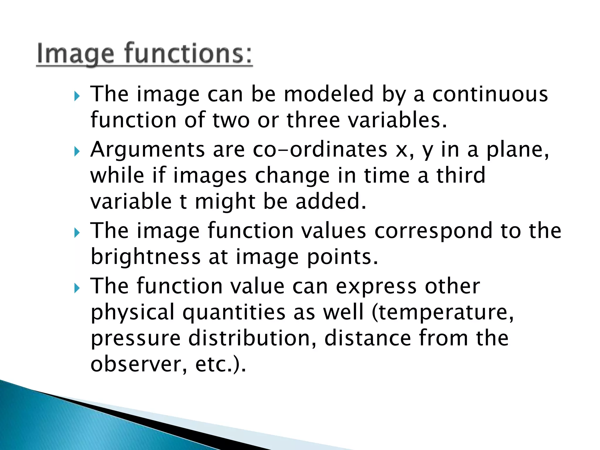 Digital image processing | PPTX | Physics | Science