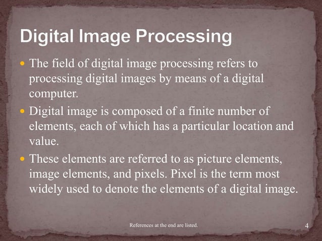 Applications of Digital image processing in Medical Field | PPTX | Photo Editing Software ...