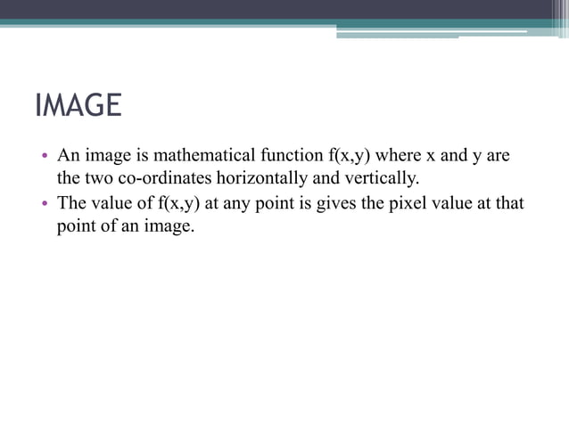 Digital image processing | PPT