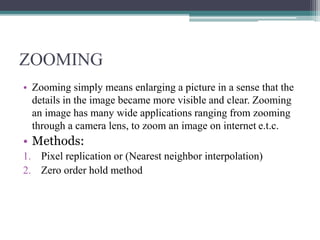 Digital image processing | PPTX