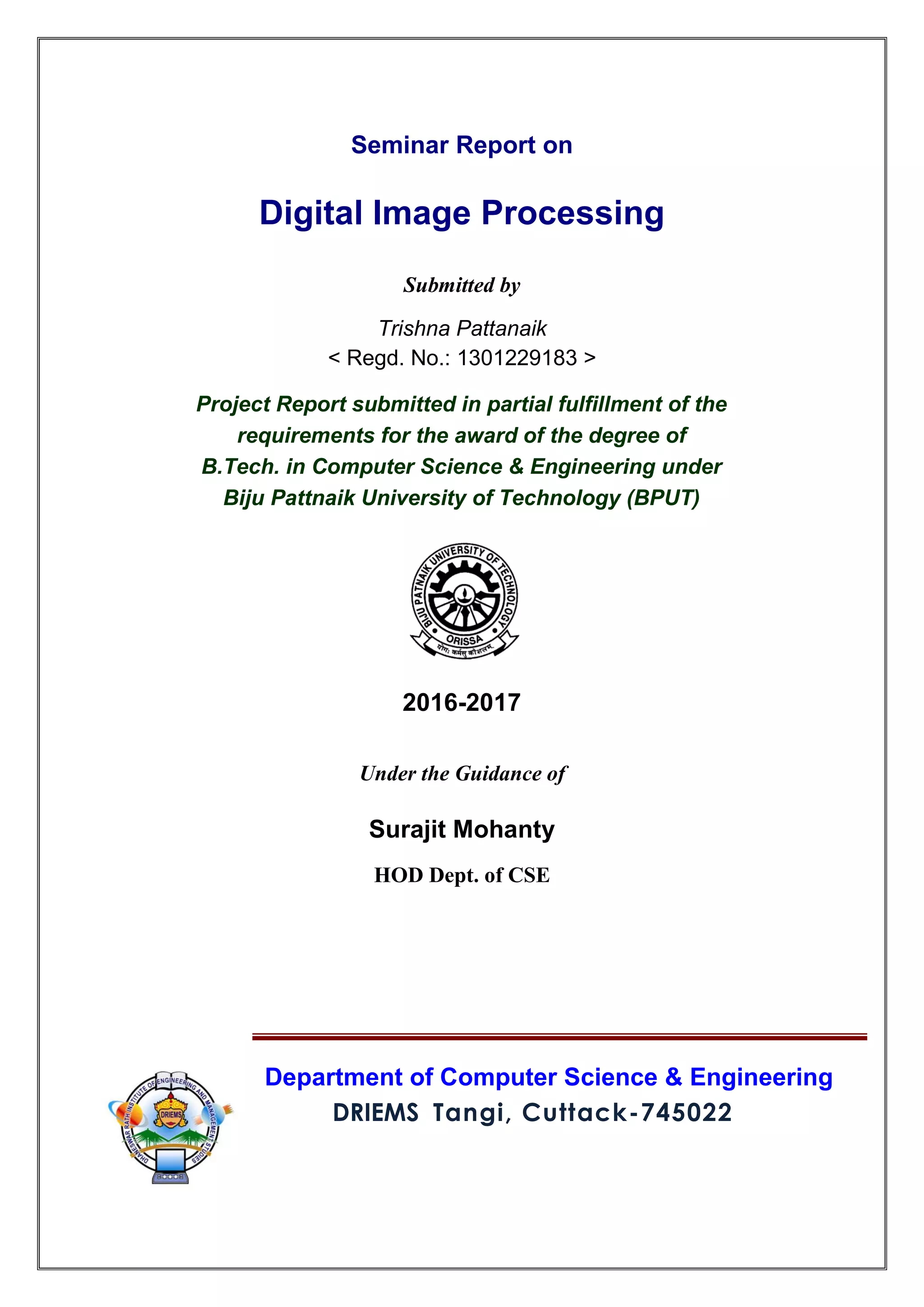 Digital image processing | PDF