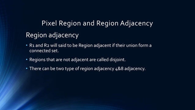 Basics of pixel neighbor. | PPTX