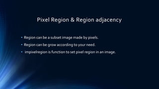 Basics of pixel neighbor. | PPTX