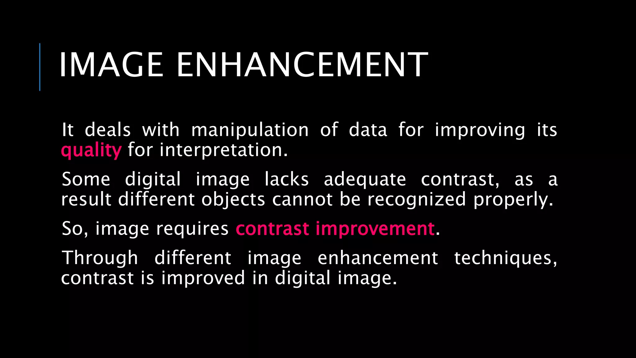 Digital image processing | PPTX