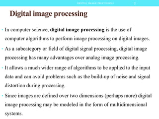 Digital image processing | PPTX | Photo Editing Software | Computer ...