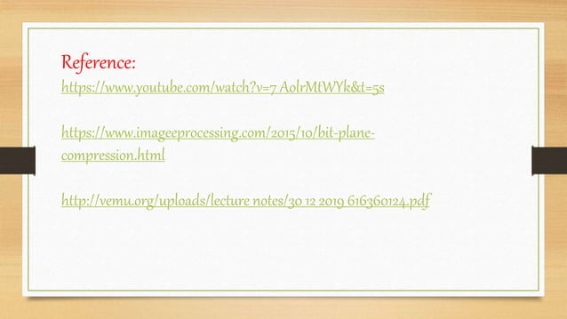 Digital Image Processing Compression Different Coding Techniques Pptx Programming