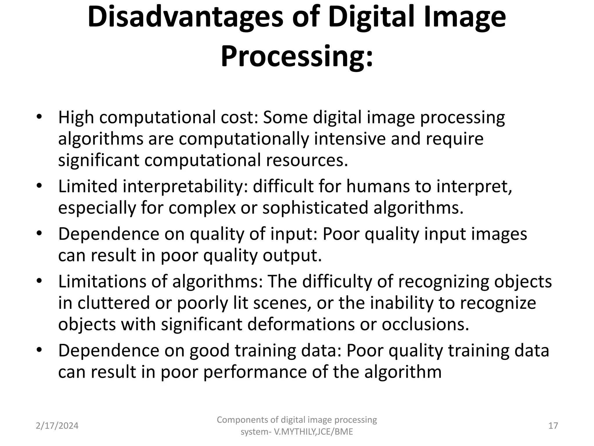 Digital Image Processing - Reprsentation | PPT