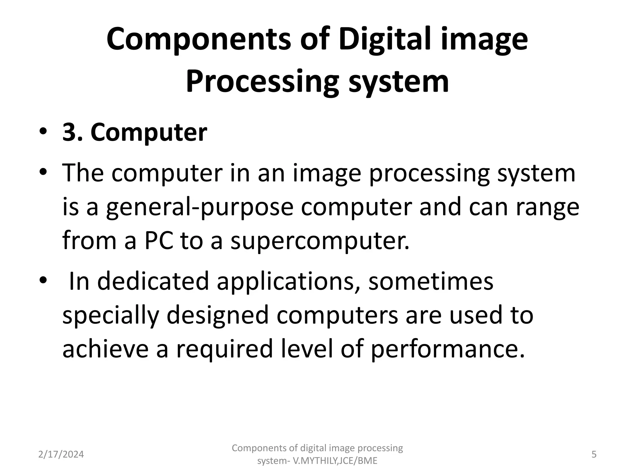 Digital Image Processing - Reprsentation | PPT