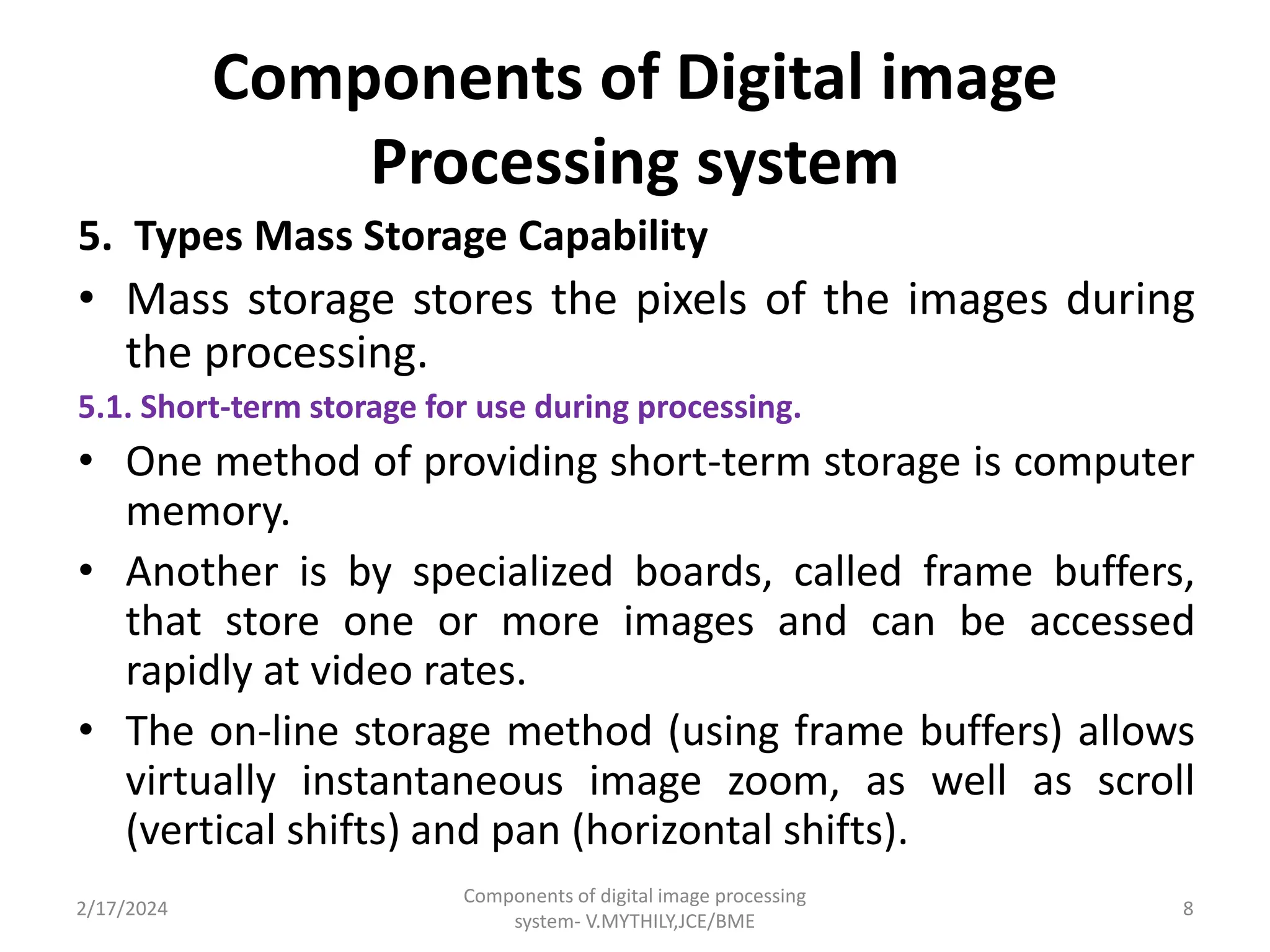 Digital Image Processing - Reprsentation | PPT